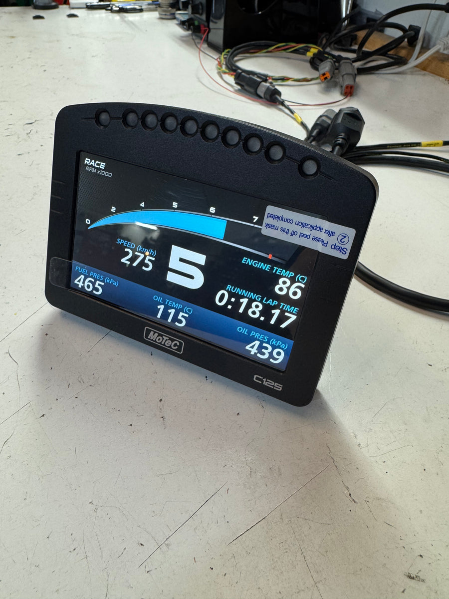 Motec C125/c127 Dash display wiring Loom. – ae-race